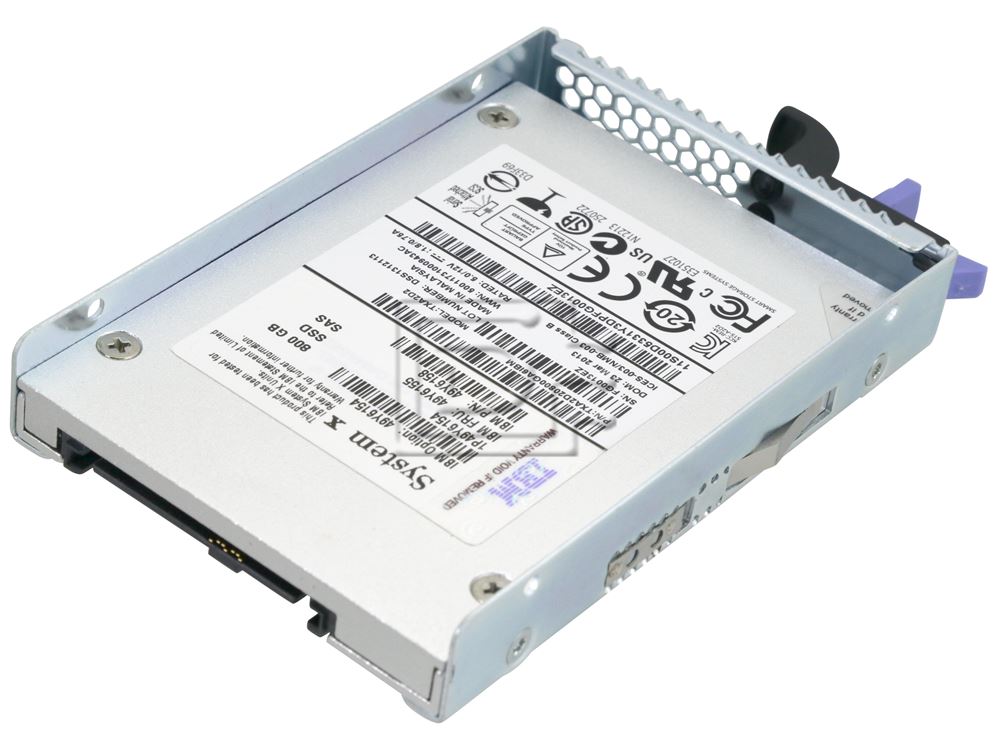 IBM / Lenovo 49Y6154 800GB 2.5" eMLC SS SAS Solid State Drive kit ...