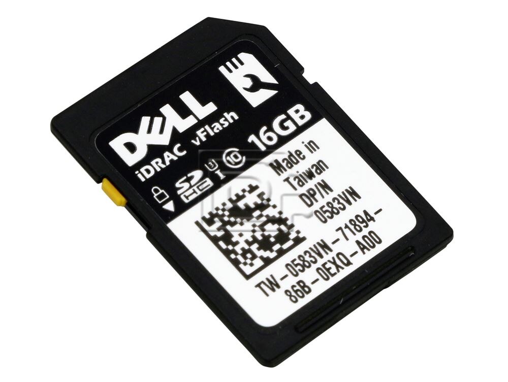 Dell 583VN iDRAC vFlash 16GB SD HC Class 10 C10 SD Card