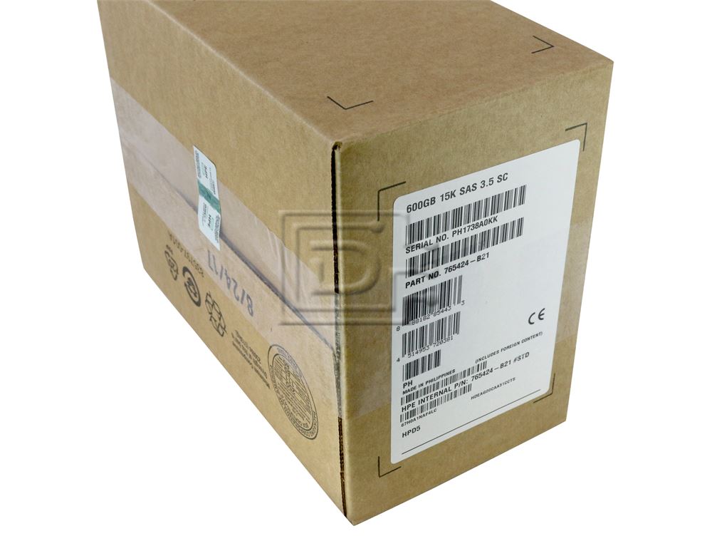 HPE 765424-B21 765867-001 744995-003 600GB 3.5" 12Gbps 15K LFF SC ...