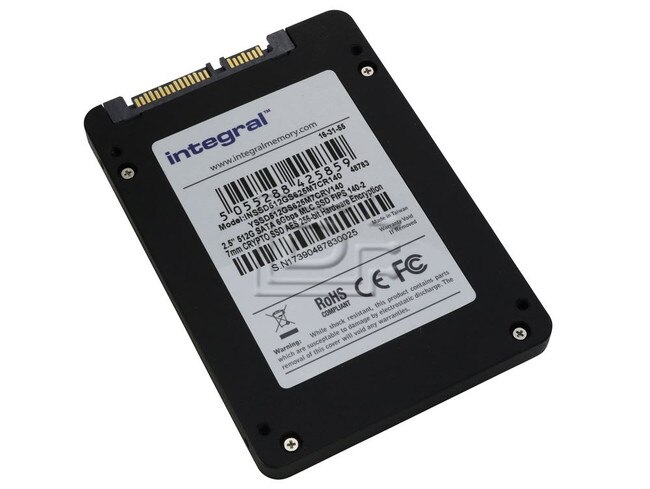 Integral INSSD512GS625M7CR140 512GB Crypto 2.5" 6Gbps SATA MLC NAND SED ...