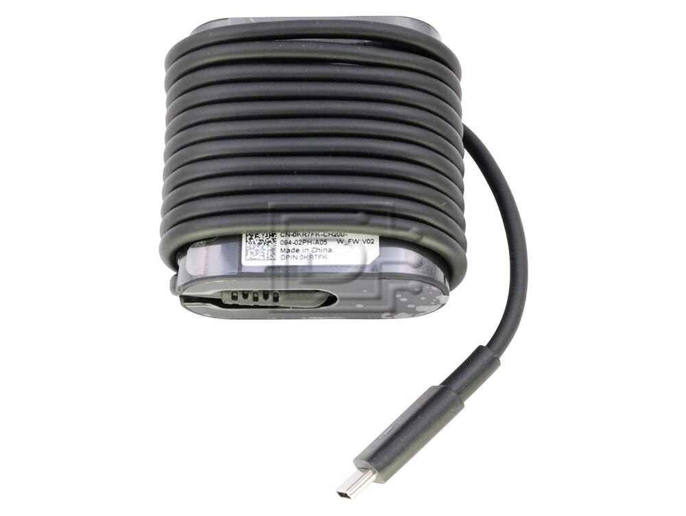 Dell Power Adapter Plus KR7FK HA455NM180 45W USB-C AC Adapter for ...