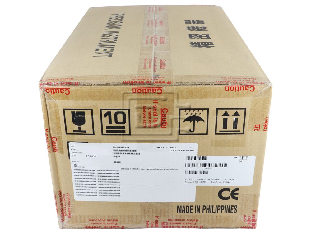 Toshiba MG08ADA800A 8TB 3.5" LFF 6 Gbps 7.2K RPM 4Kn MG08-D Series ...