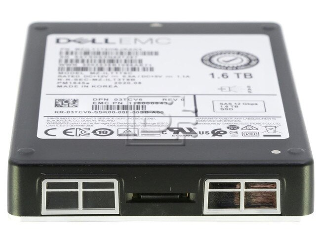 Dell 3TCV6 / Samsung MZ-ILT1T6C MZILT1T6HBJRAD3 PM1645a 1.6TB 12Gb/s 2. ...