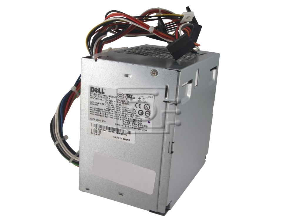 Dell N238P / H305P-06 / N305P-06 / NPS-305KB / PS-6311-5DF2-LF / R480P ...