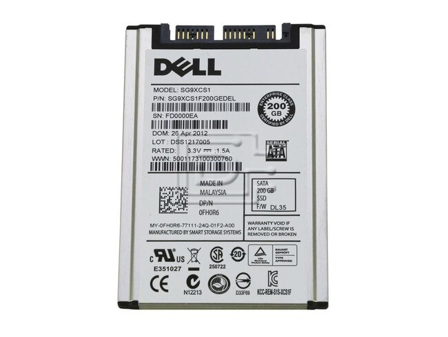 Sandisk / Smart Storage Systems SG9XCS1F / SG9XCS1F200GEDEL / Dell ...