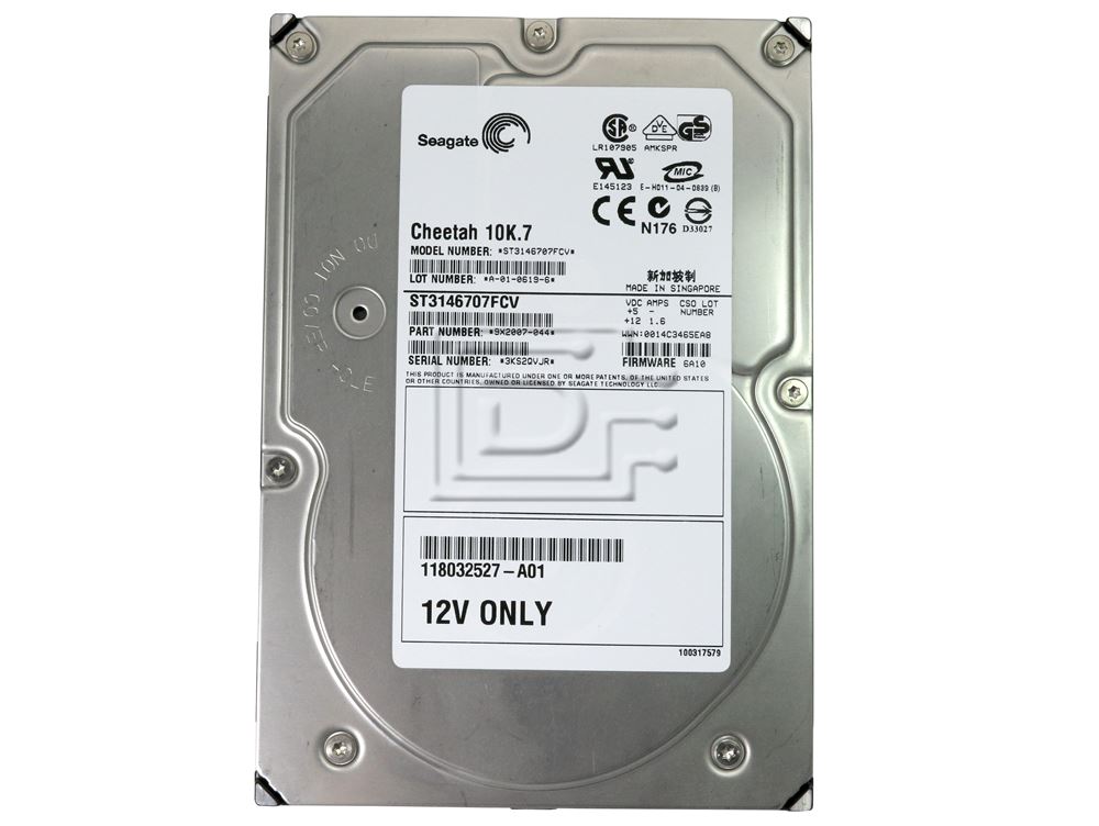 Seagate ST3146707FCV Fibre Channel Hard Drives