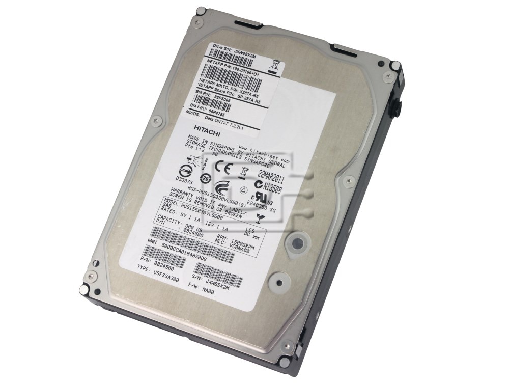 NetApp X287A-R5 300GB 3Gbps 15K RPM SAS HDD (Drive Only)